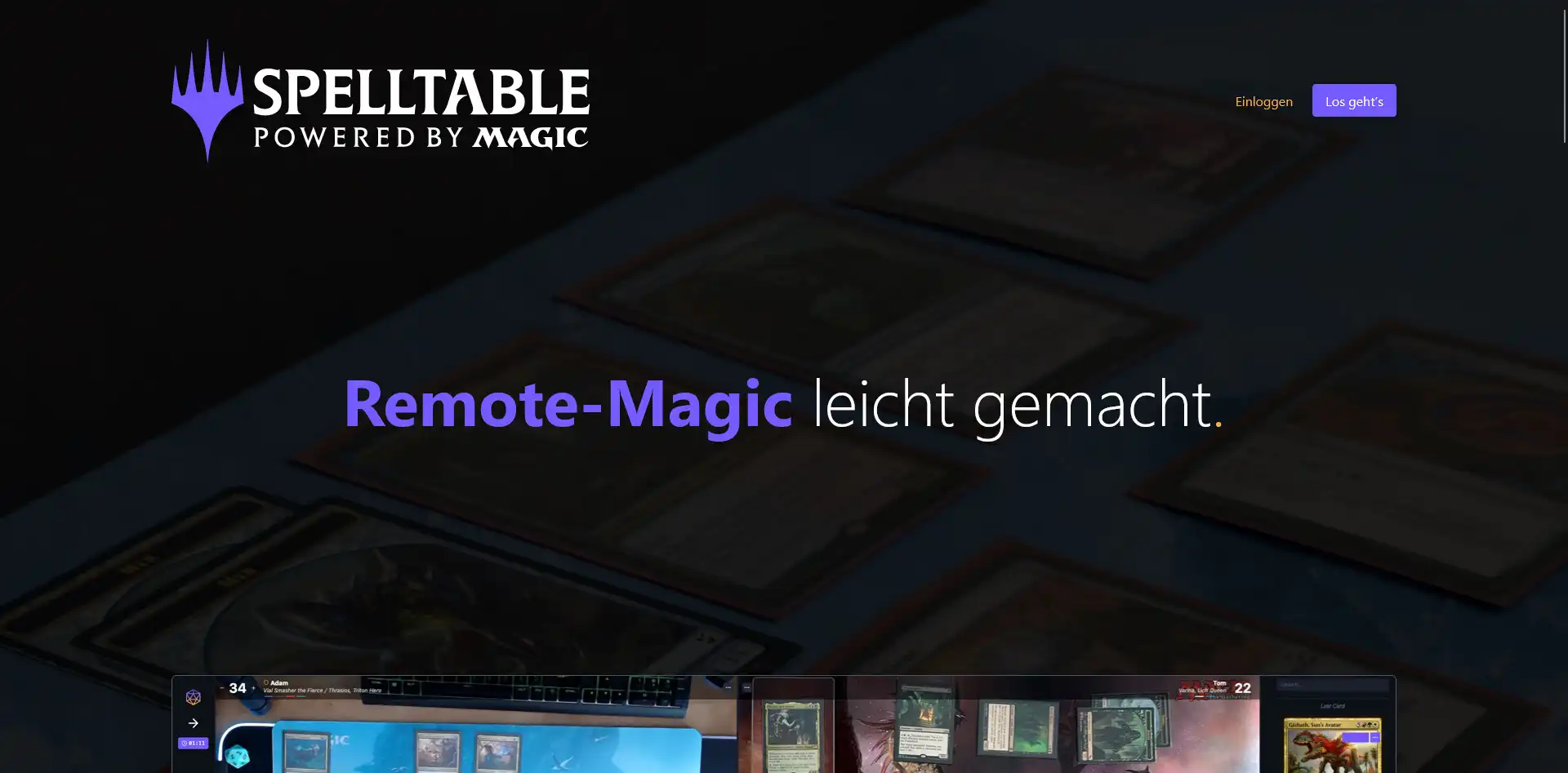 Tool: SpellTable - MTG Wizardry